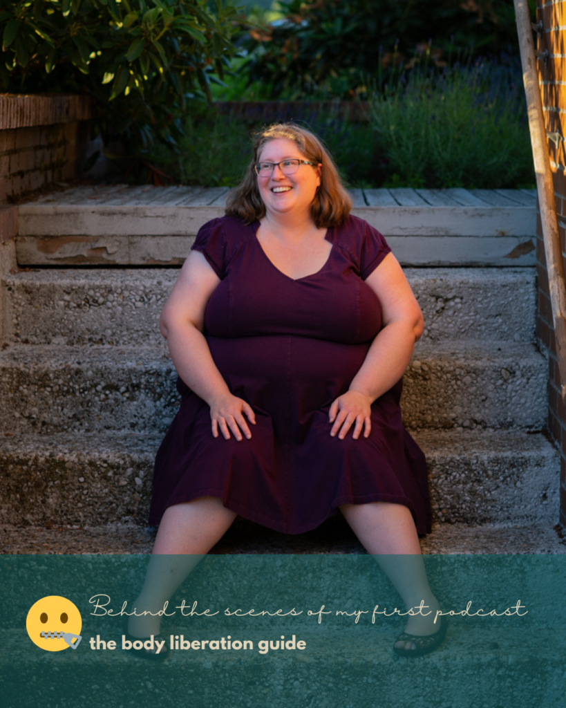 {The Body Liberation Guide} Behind the scenes of my very first podcast ...